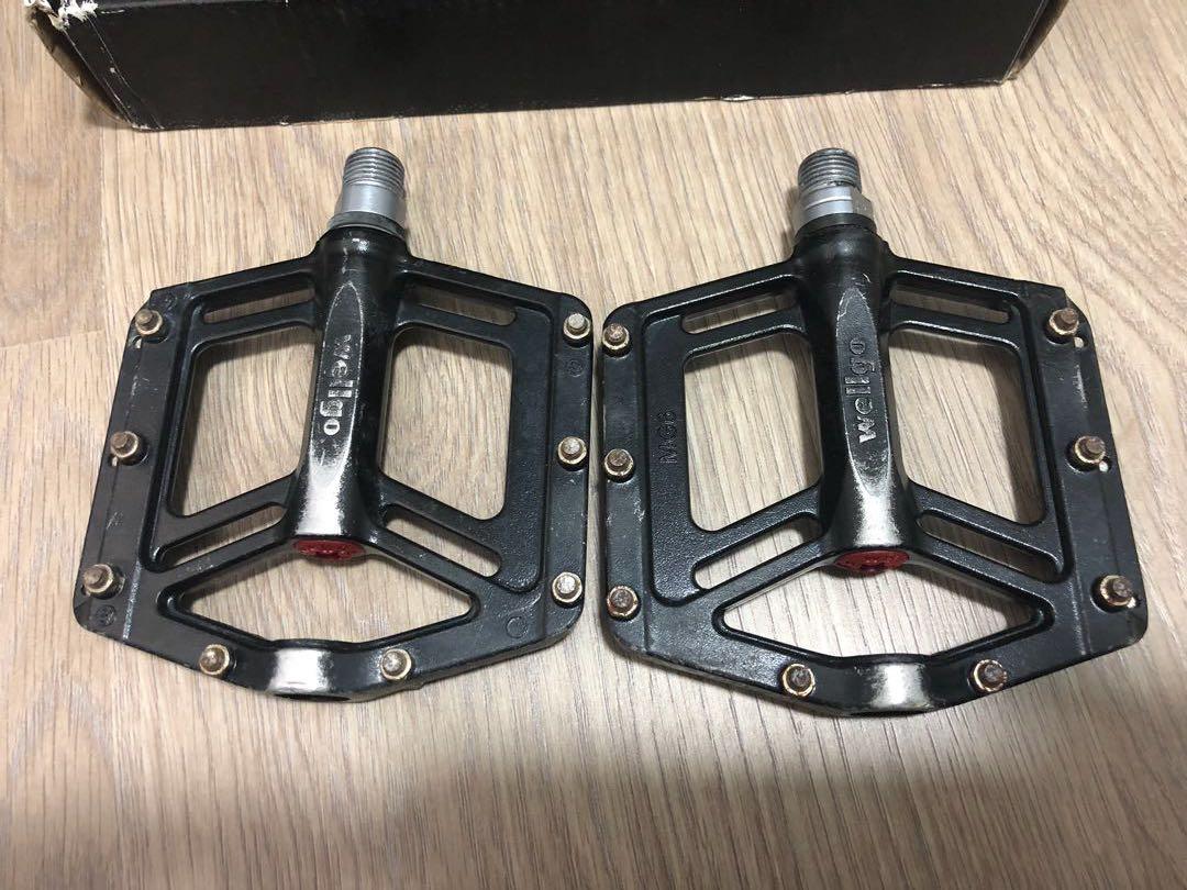 Wellgo - MG6 magnesium pedals black, Sports Equipment, Bicycles & Parts ...