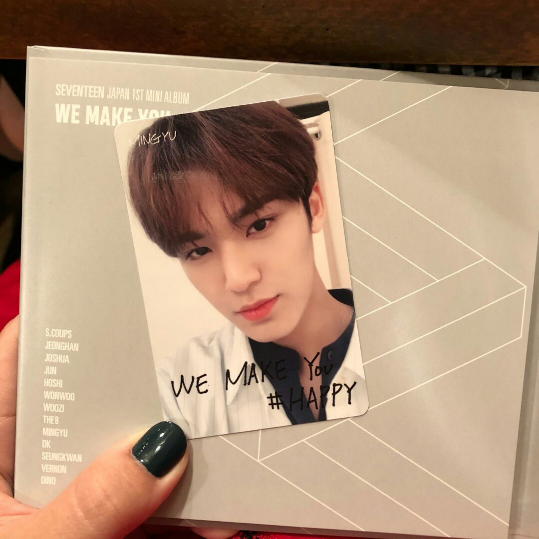 [wtt] seventeen japan album we make you mingyu pc, Hobbies & Toys ...