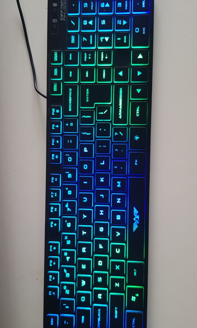 ARMAGGEDDON SWIFRSPECTRA AK-333 SFX keyboard, Computers & Tech, Parts ...