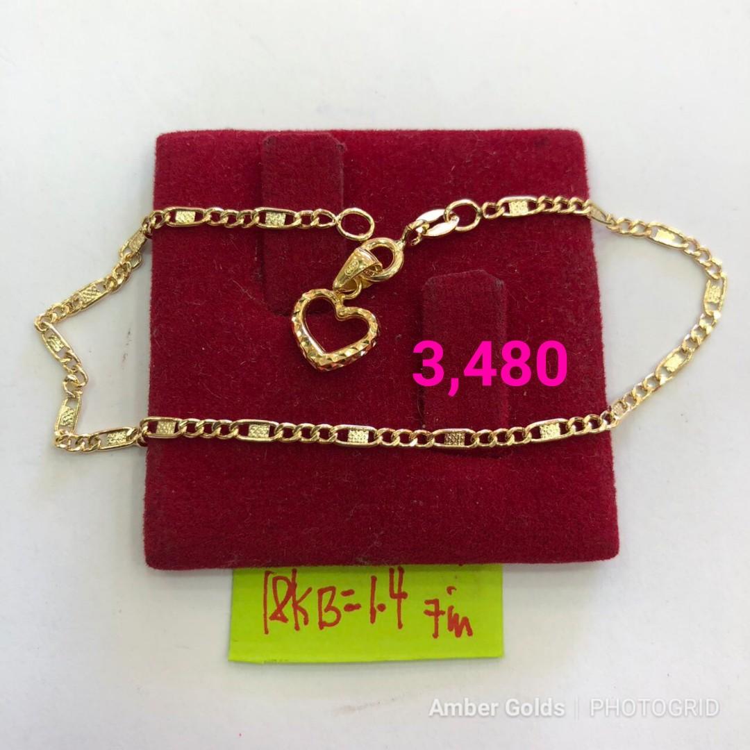 assorted 18k gold bracelets, Women's Fashion, Jewelry & Organizers ...