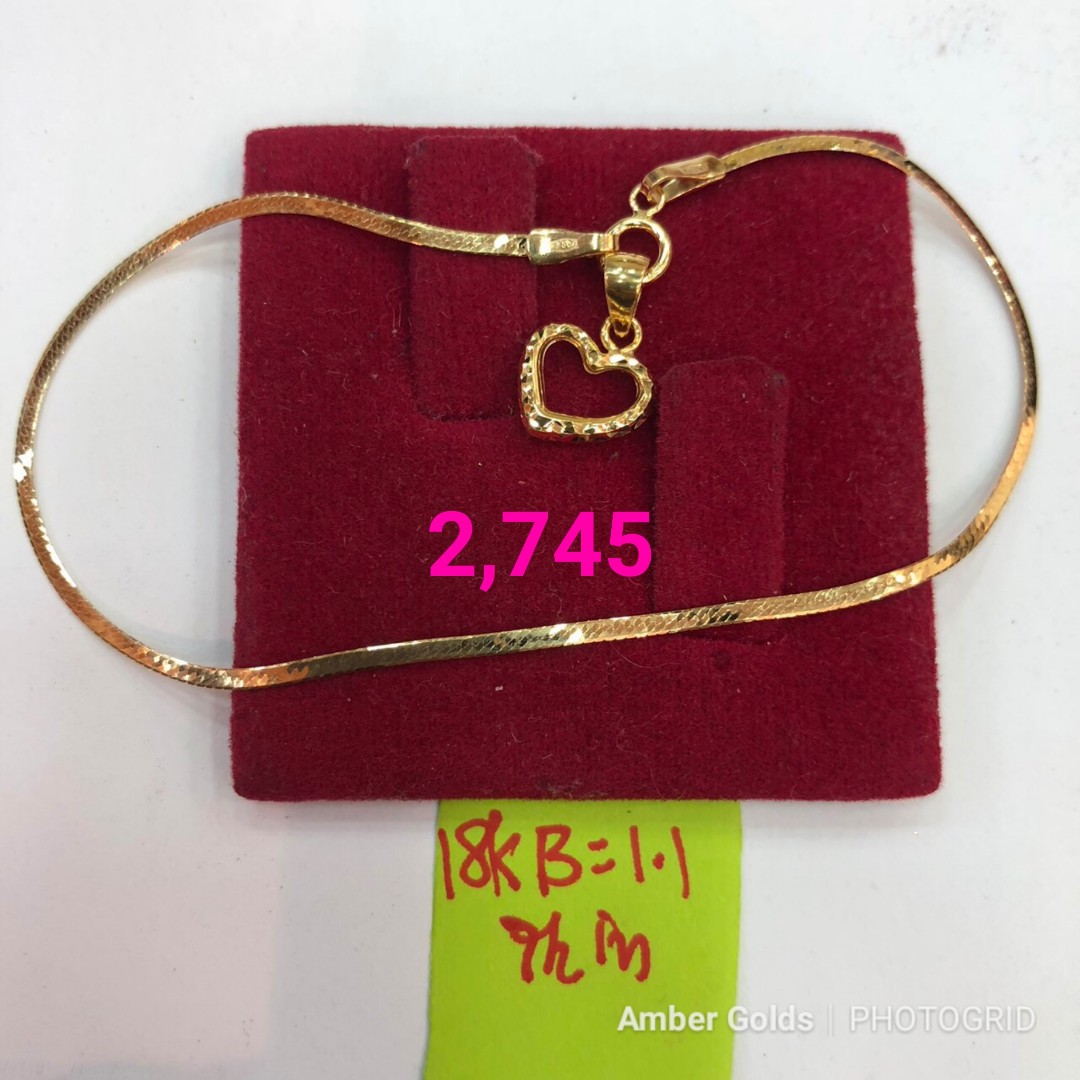 assorted 18k gold bracelets, Women's Fashion, Jewelry & Organizers ...