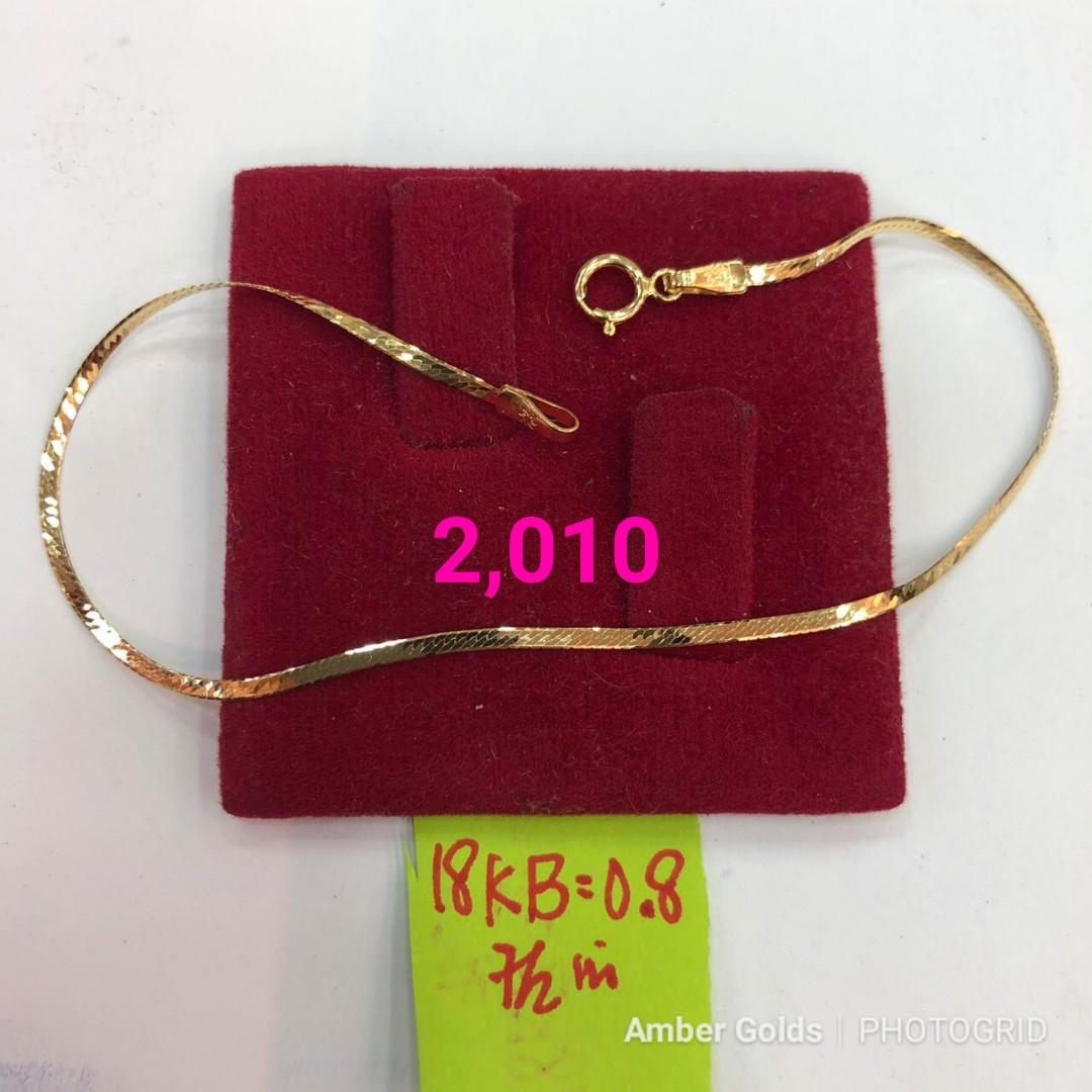 assorted 18k gold bracelets, Women's Fashion, Jewelry & Organizers ...