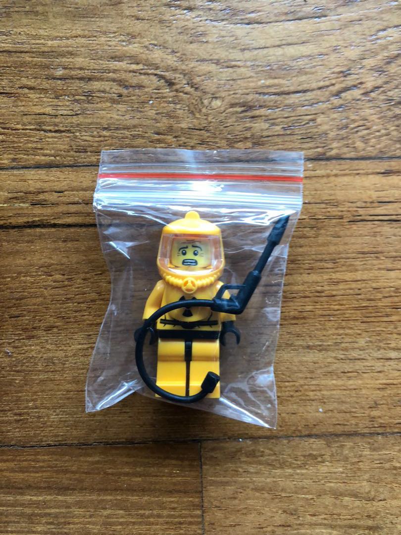 authentic lego hazmat minifigure, Hobbies & Toys, Toys & Games on Carousell