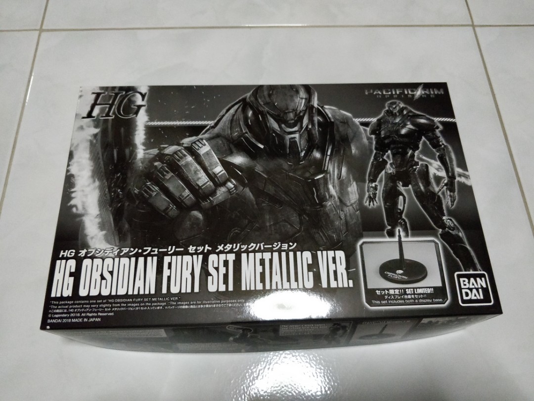 Bandai HG Obsidian Fury Set Metallic Version, Hobbies & Toys, Toys ...