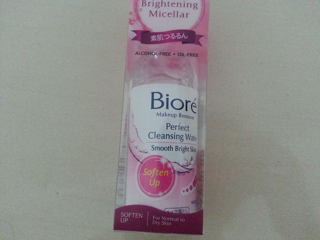 Biore Makeup Remover Perfect Cleansing Water 90ml, Beauty & Personal ...
