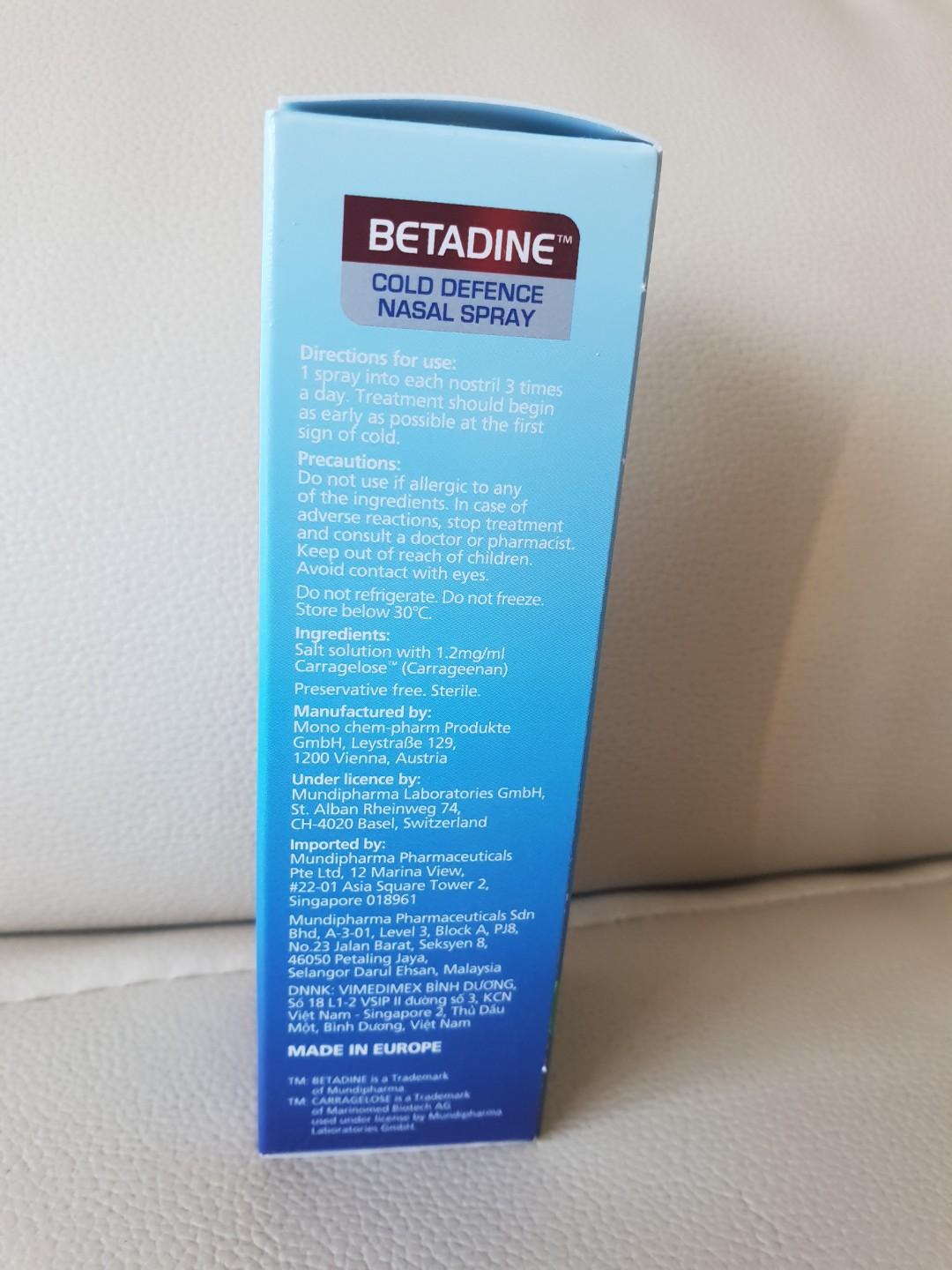 Cold Defense Nasal Spray, Beauty & Personal Care, Face, Face Care on ...