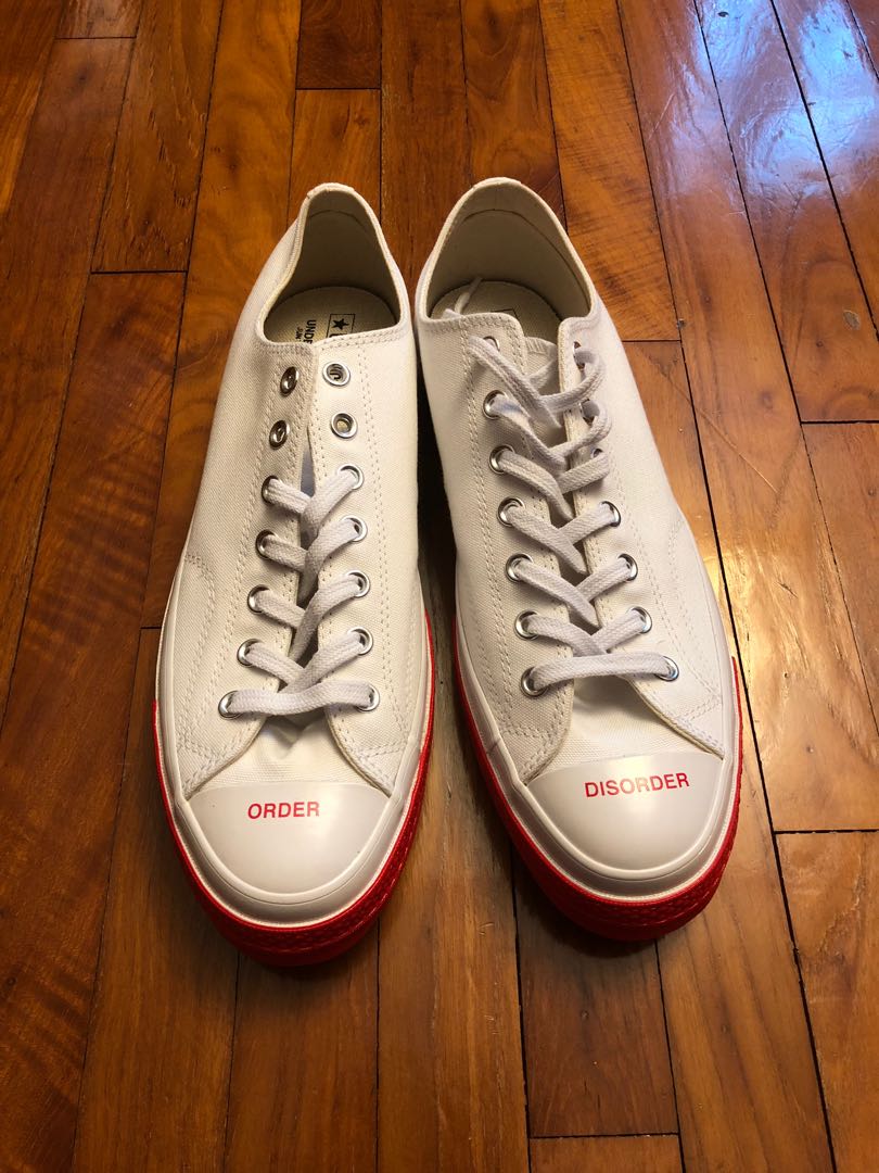 Converse x UNDERCOVER collab (WHITE colourway), Men's Fashion, Footwear ...