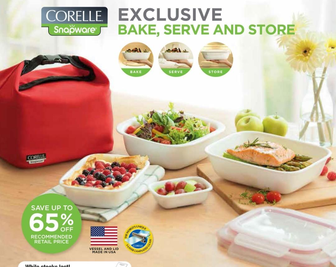 Corelle Snapware 1.85L, Furniture & Home Living, Kitchenware ...