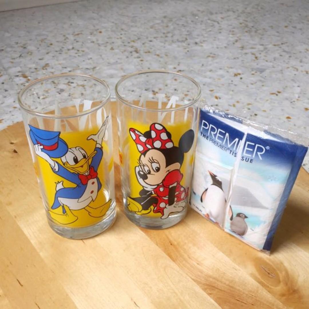 Disney Donald Duck Glass, Hobbies & Toys, Memorabilia & Collectibles ...