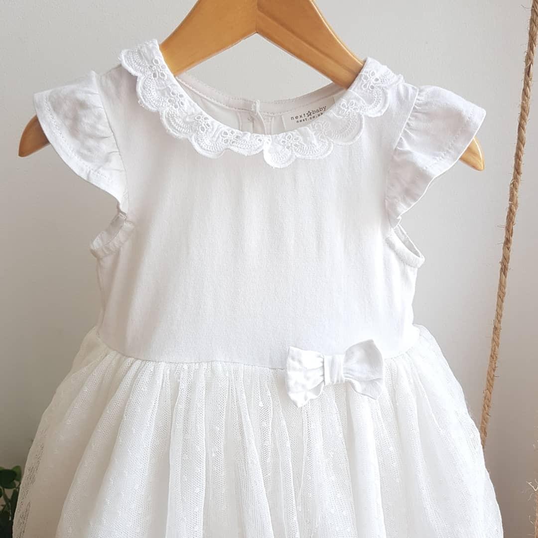 Harga NET | dress putih bayi / dress next baby / dress putih baby ...