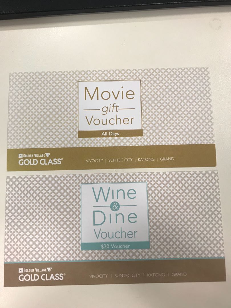 GOLDEN VILLAGE GOLD CLASS TICKETS, Tickets & Vouchers, Vouchers on ...