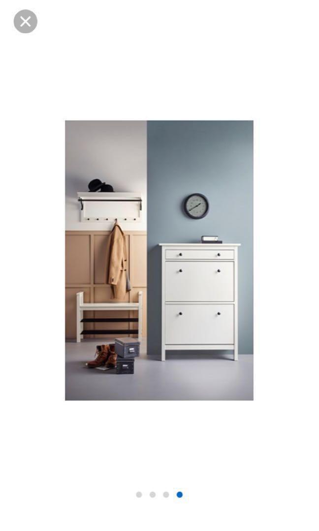 HEMNES Coat rail / Hat rack / shelve / hanger , Furniture & Home Living ...