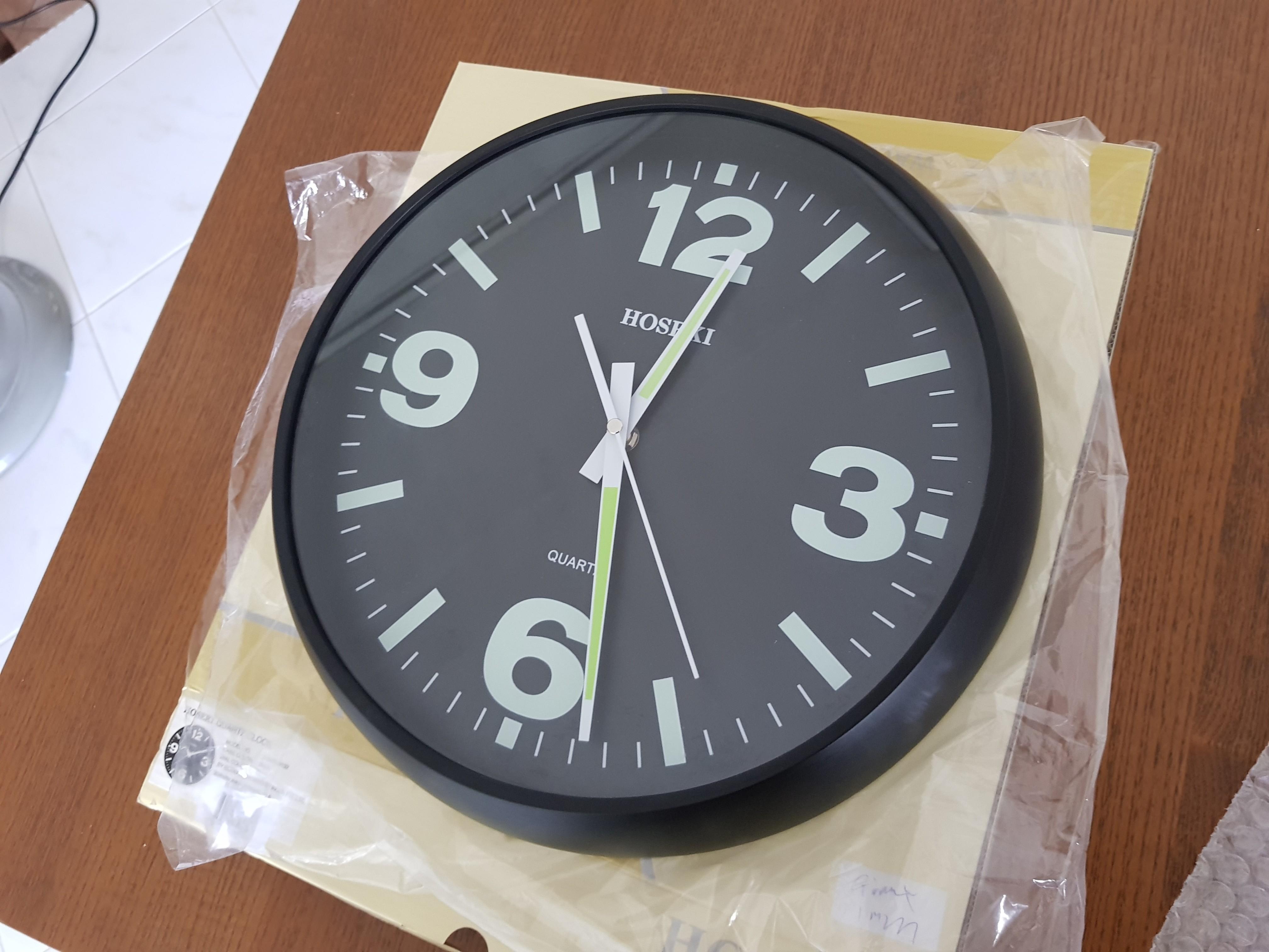 Hoseki Quartz Clock, Furniture & Home Living, Home Decor, Wall Decor on ...