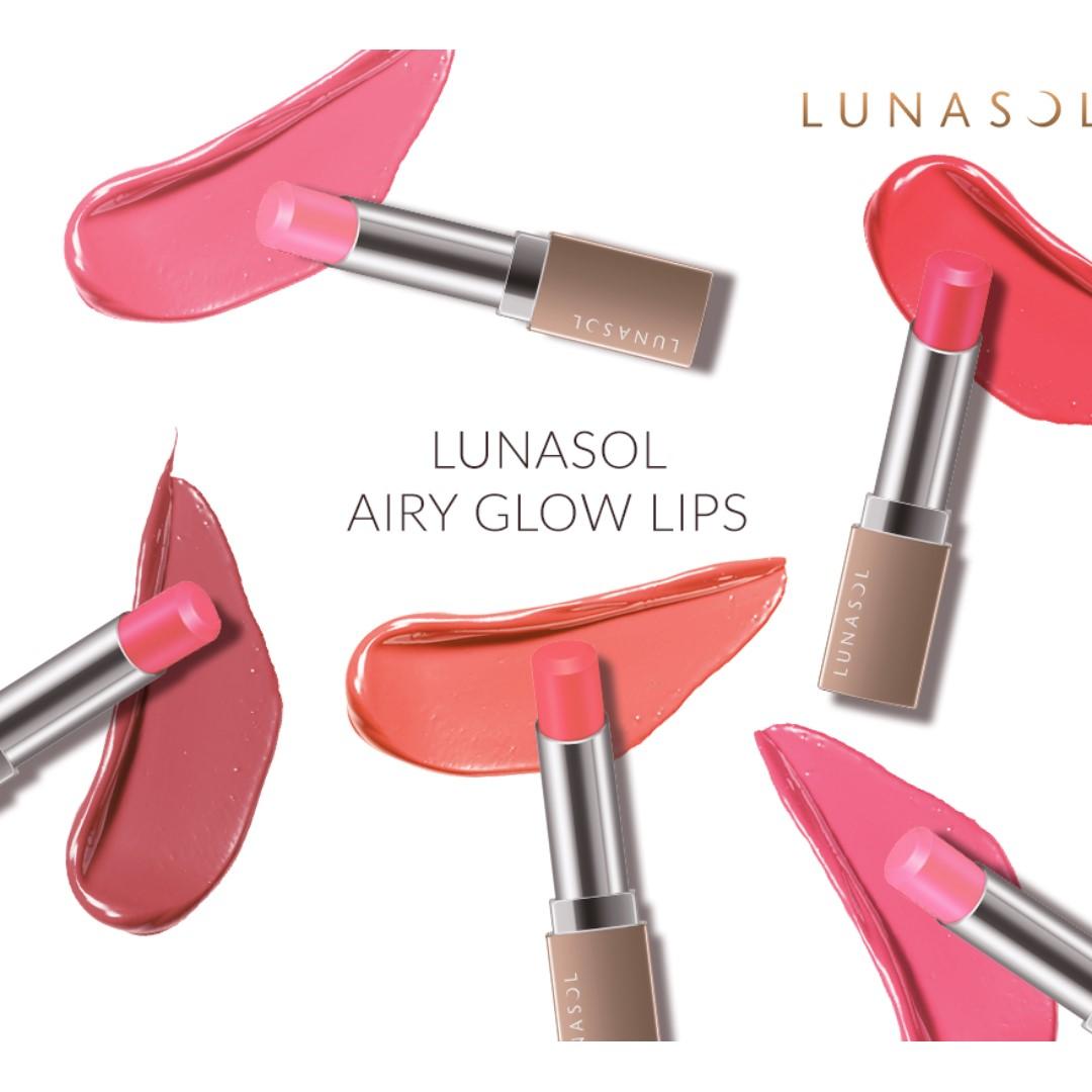 Lunasol by KANEBO Airy Glow Lips EX01 2018 Spring Limited Edition lipstick, Beauty & Personal ...