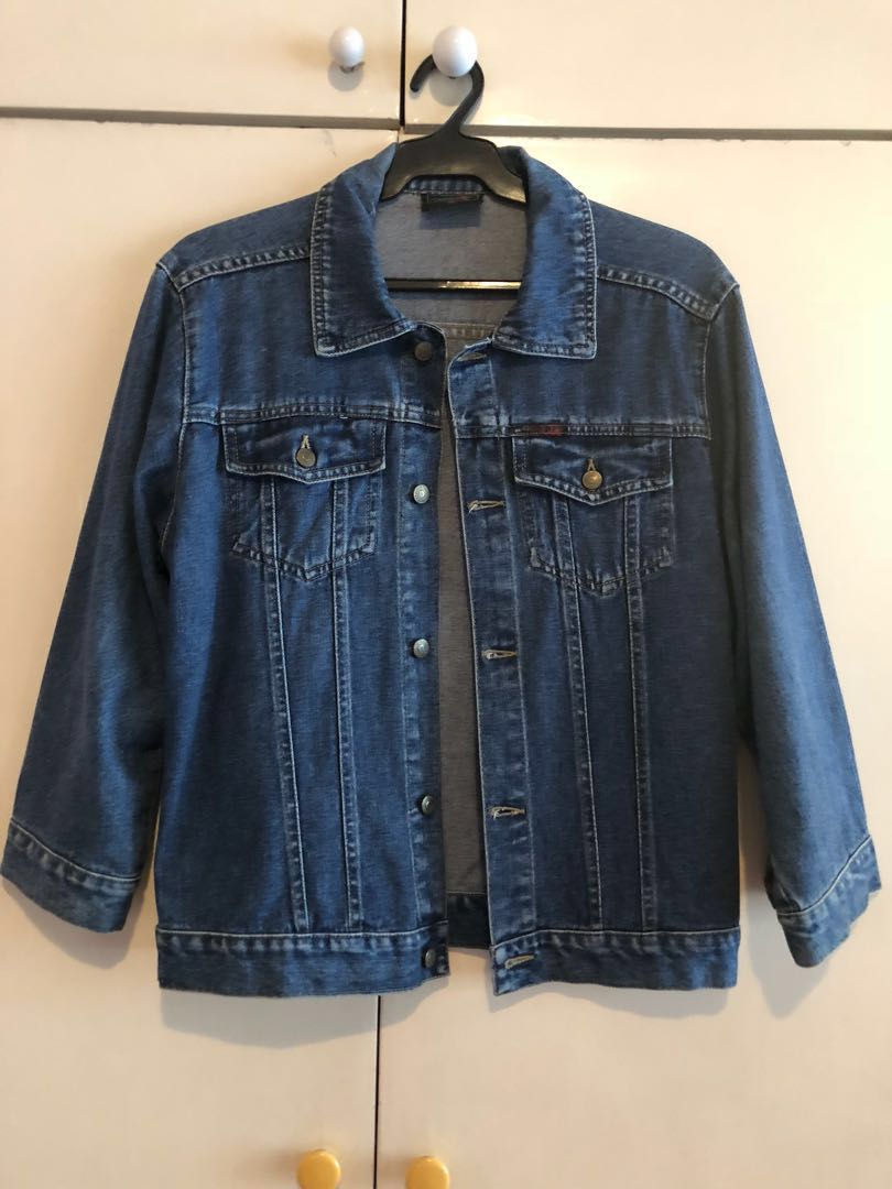 Maong Jacket, Women's Fashion, Coats, Jackets and Outerwear on Carousell