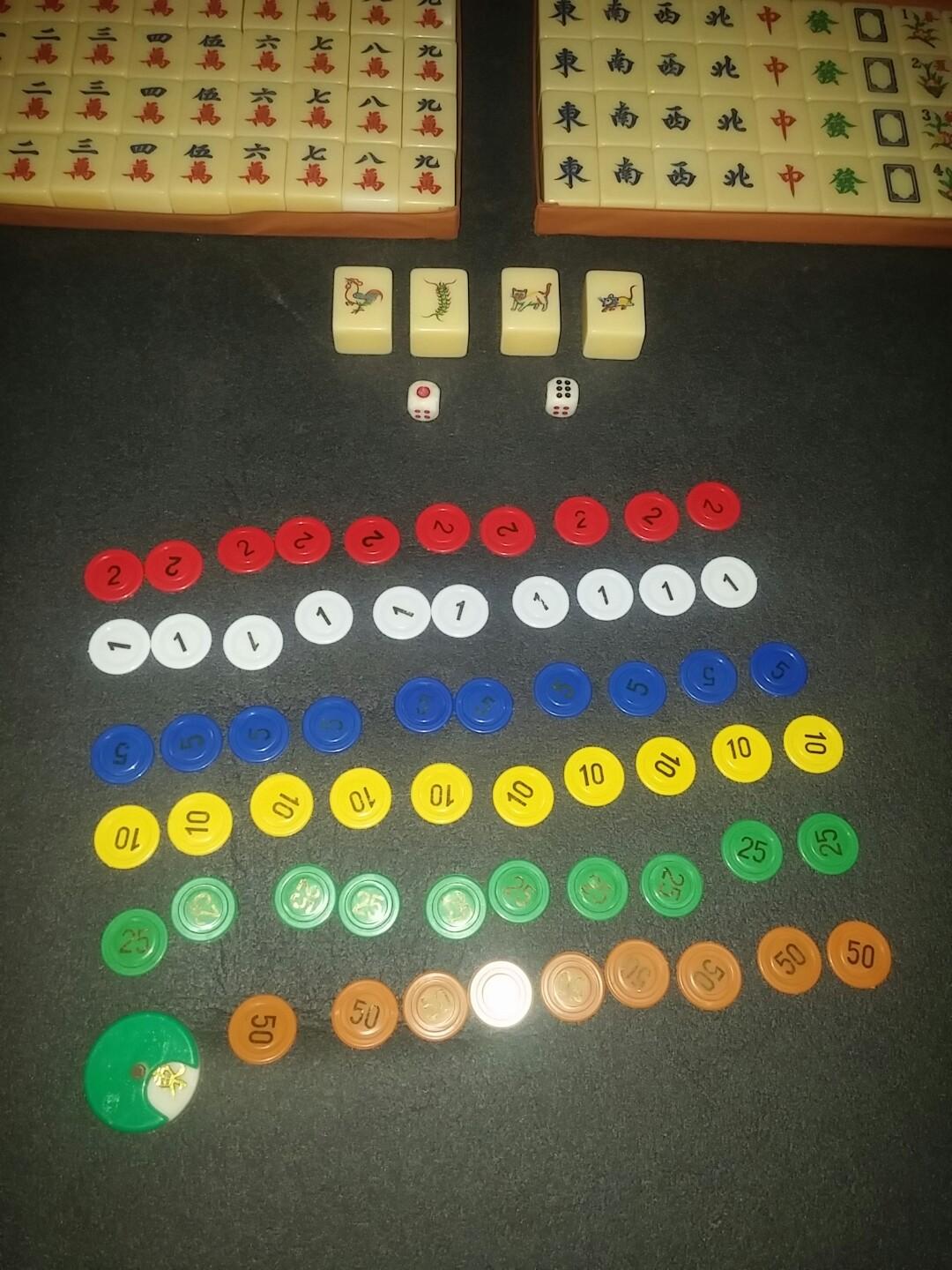 Original Hong Kong Mahjong Set A (Size A2), Hobbies & Toys, Toys ...