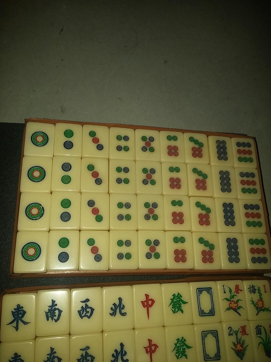 Original Hong Kong Mahjong Set A (Size A2), Hobbies & Toys, Toys & Games on Carousell