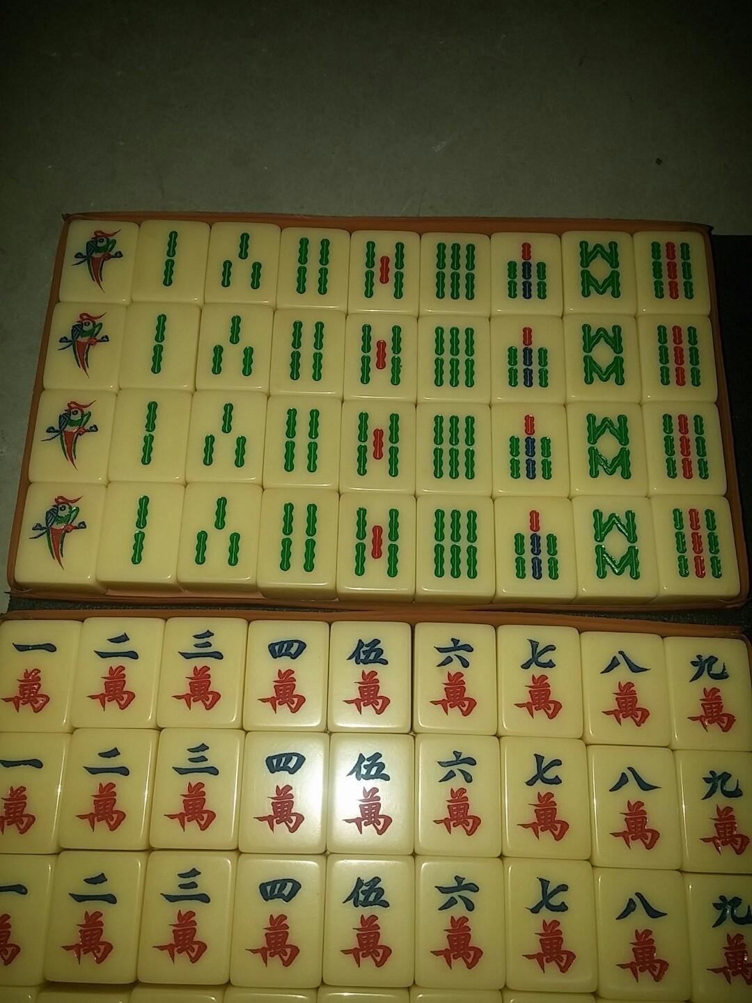 Original Hong Kong Mahjong Set A (Size A2), Hobbies & Toys, Toys & Games on Carousell
