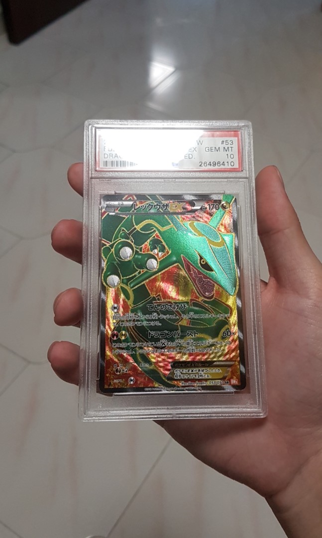 PSA 10 Rayquaza Ex Dragon Blade 1st Edition, Hobbies & Toys, Toys & Games on Carousell