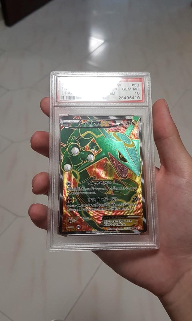 PSA 10 Rayquaza Ex Dragon Blade 1st Edition, Hobbies & Toys, Toys & Games on Carousell