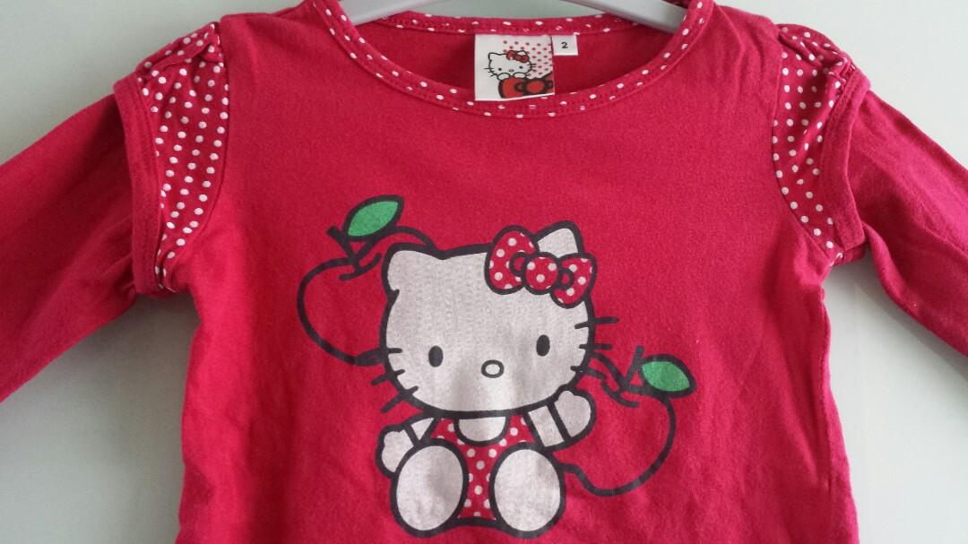 Sanrio Hello Kitty Blouse, Babies & Kids, Babies & Kids Fashion on ...