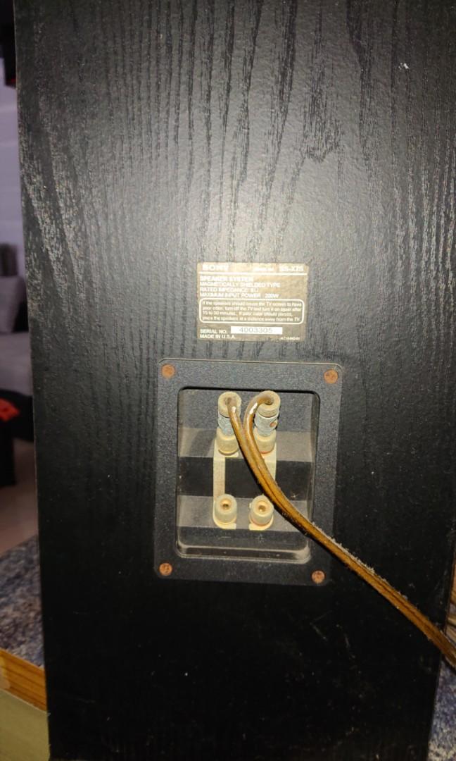 Sony SS-X7S One Pair (Made in USA), Audio, Other Audio Equipment on ...