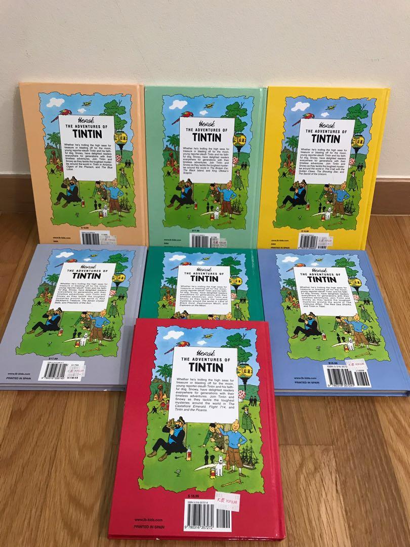 The Adventures of Tintin - 7 complete volumes (3 complete adventures in ...