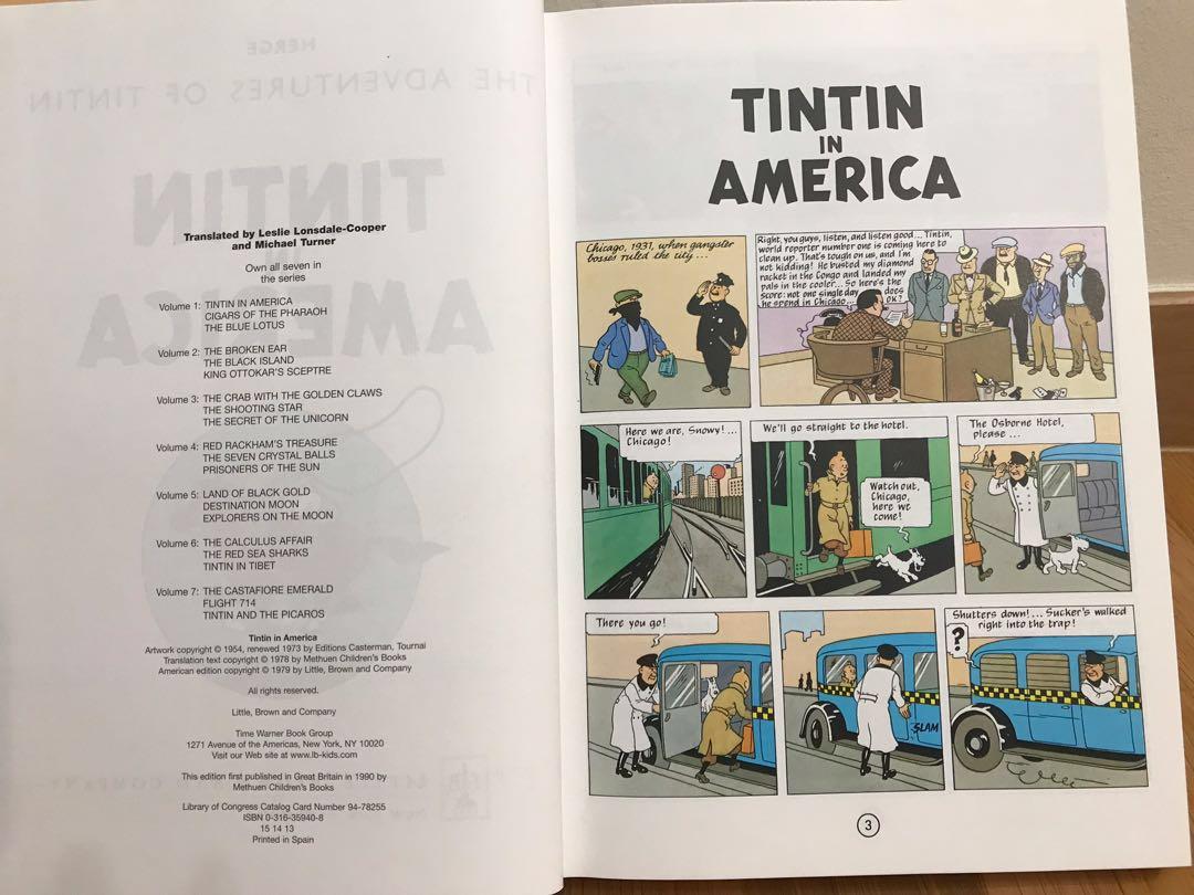 The Adventures of Tintin - 7 complete volumes (3 complete adventures in ...