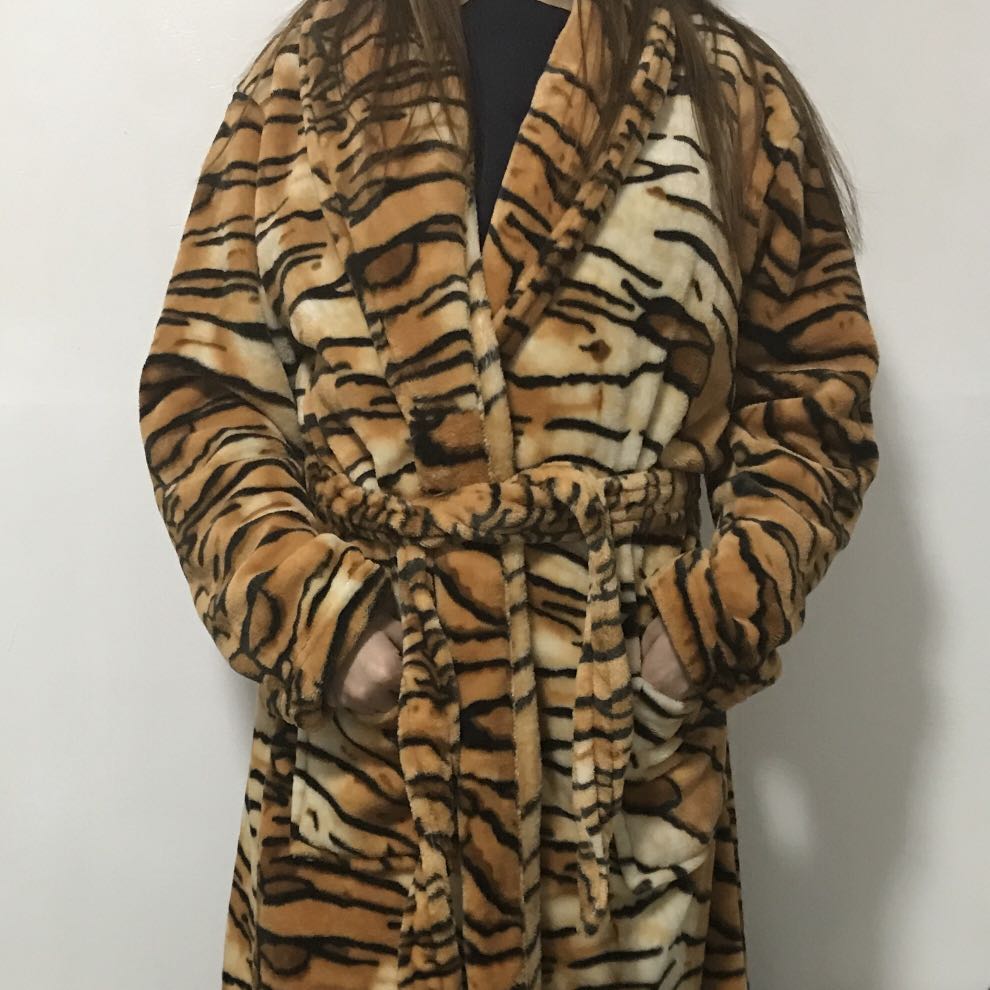 Tiger-print bathrobe, Women's Fashion, Dresses & Sets, Traditional ...