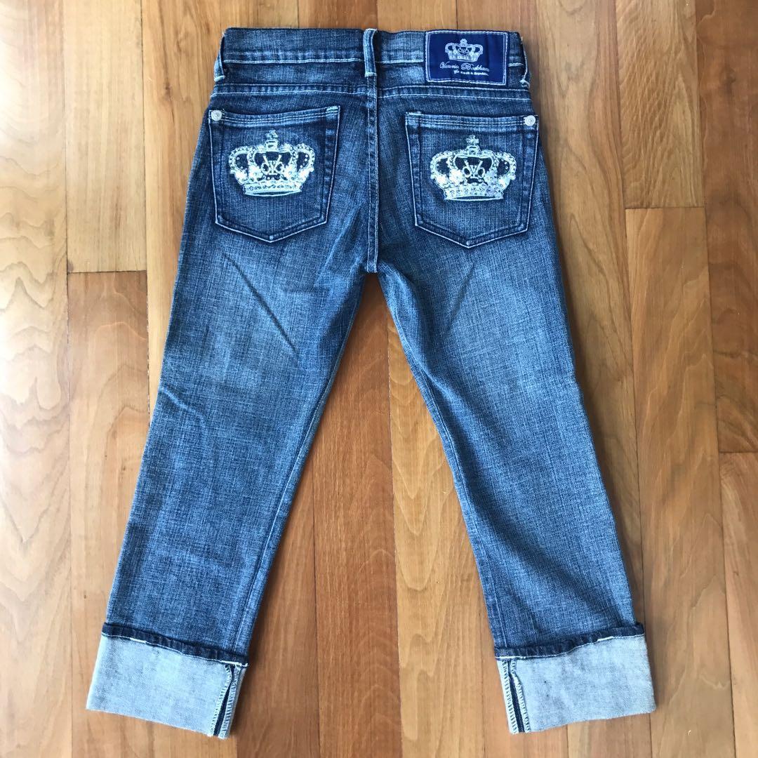 Victoria Beckham cropped crown jeans, Women's Fashion, Bottoms, Jeans ...
