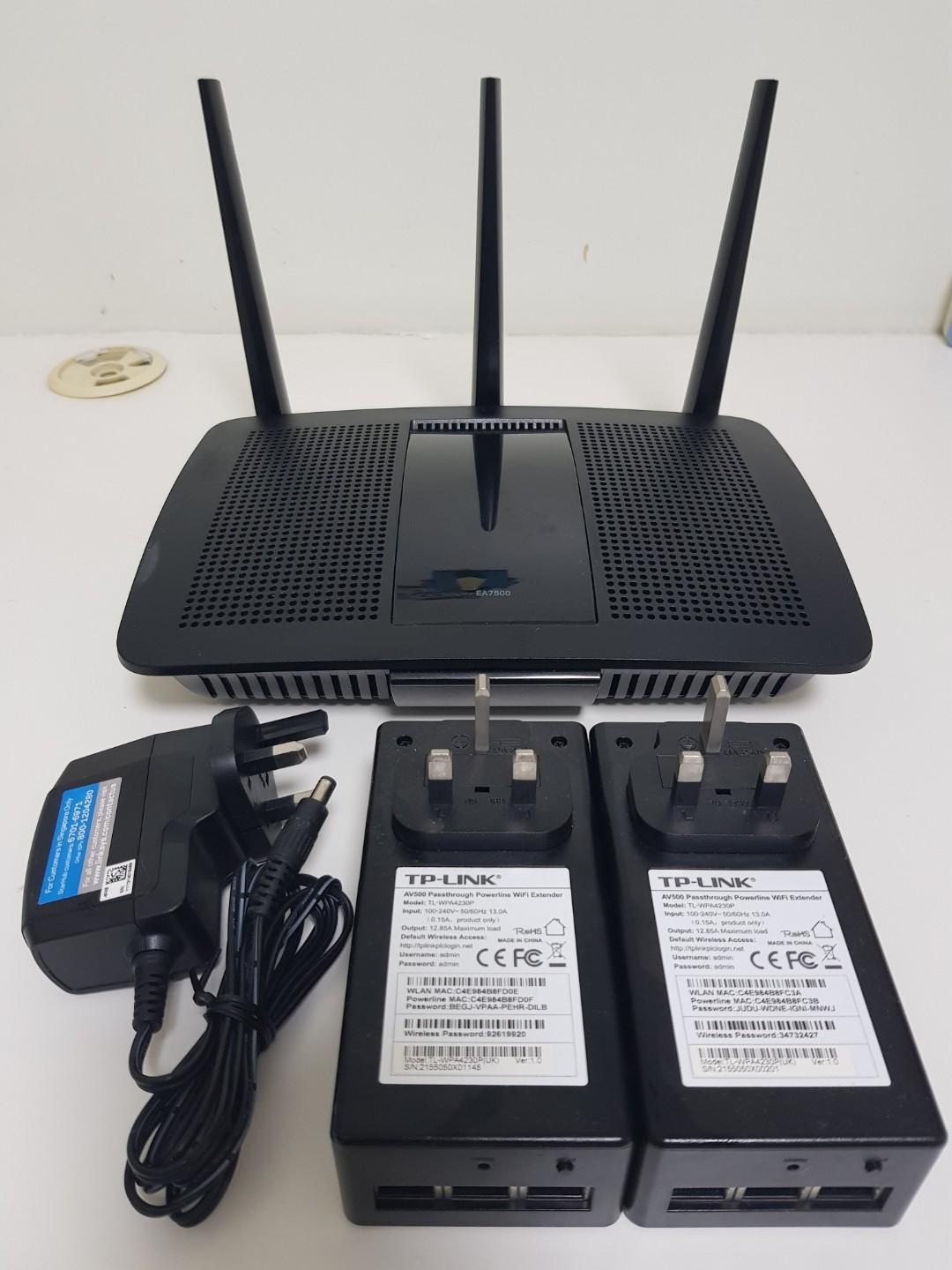 Wi-Fi Router and Extender Set, Computers & Tech, Parts & Accessories ...