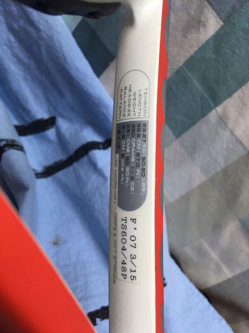 Wilson Ncode six one tour 90 Tennis Racket, Sports Equipment, Sports ...