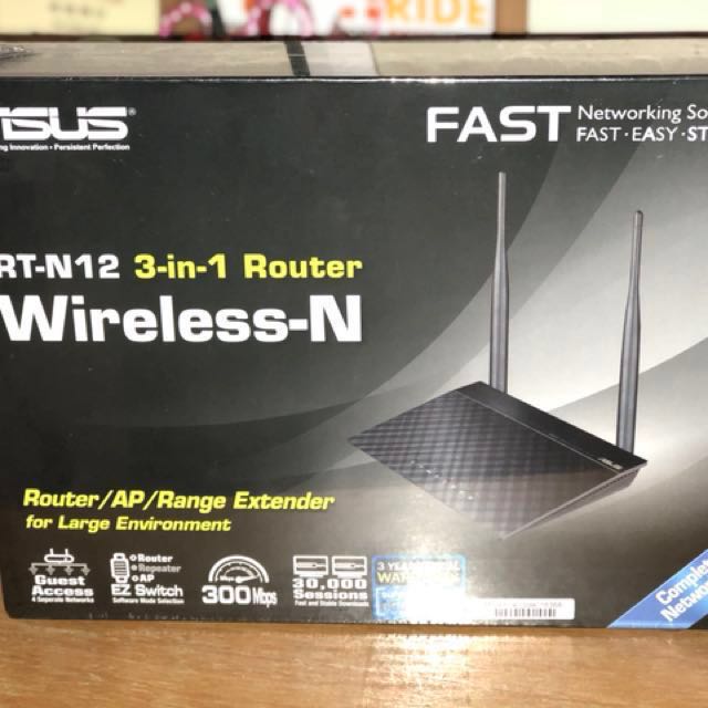 ASUS Wireless 3 in 1 router, Computers & Tech, Parts & Accessories ...