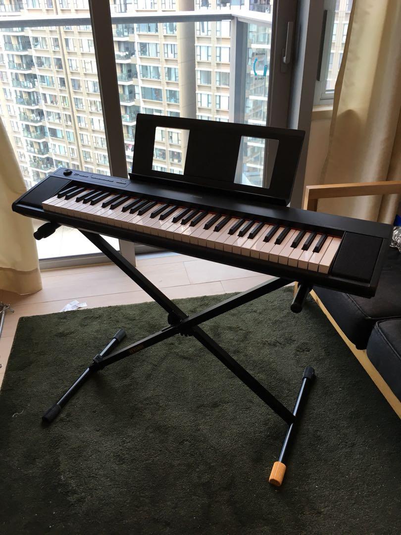 YAMAHA Digital Keyboard with Hercules Keyboard Stand, 興趣及遊戲, 音樂、樂器 & 配件 ...