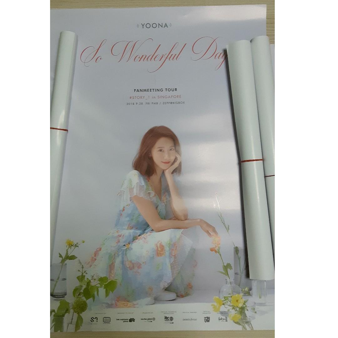 Yoona Poster (So Wonderful Day), Hobbies & Toys, Music & Media, CDs ...