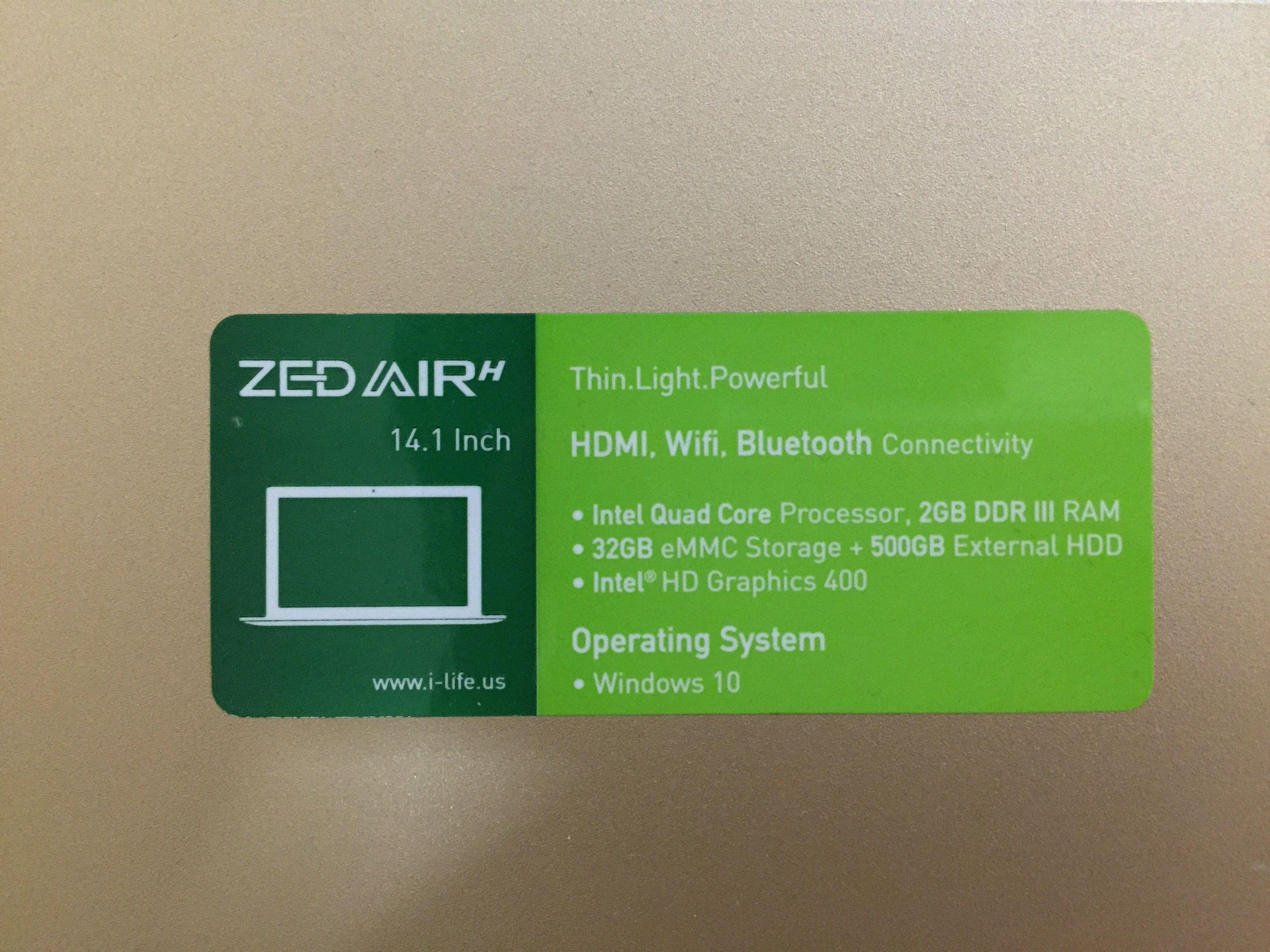 ZED Air H 14.1” Laptop, Computers & Tech, Laptops & Notebooks on Carousell