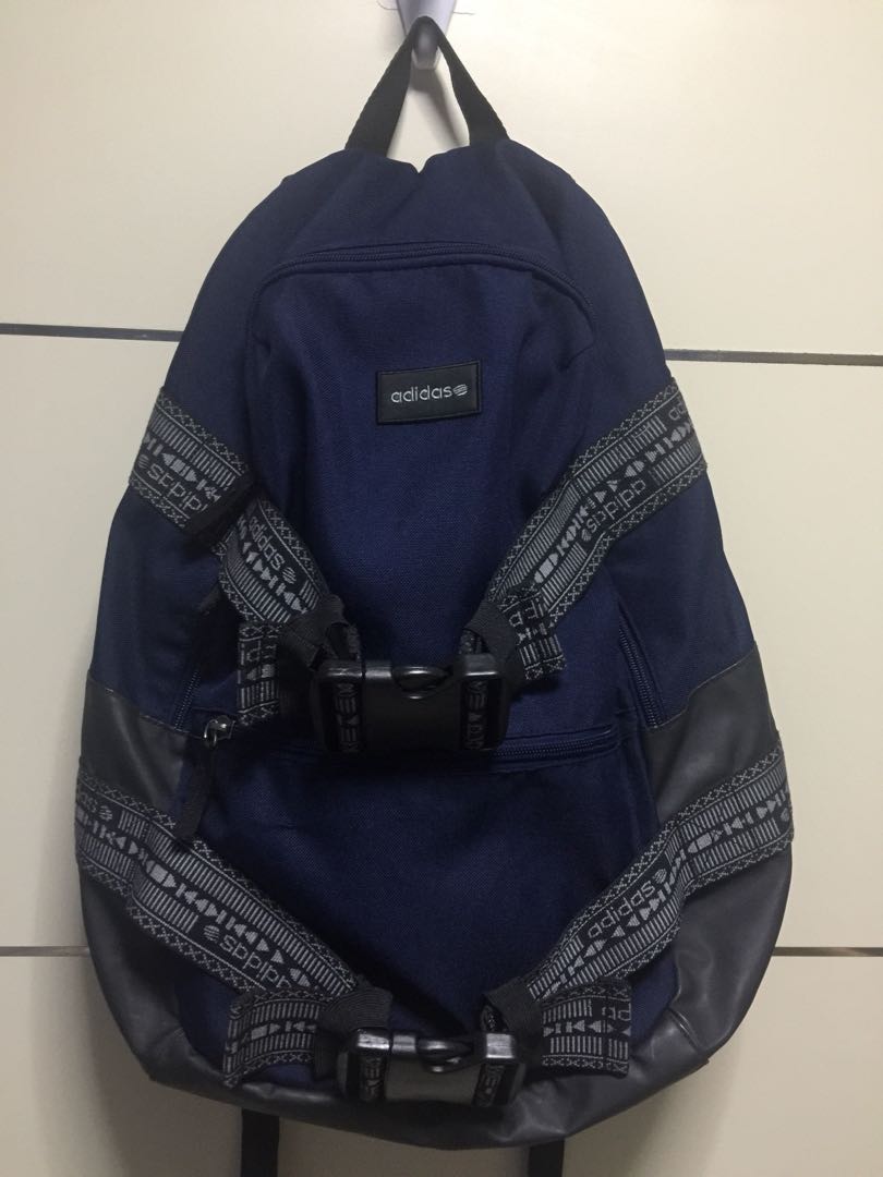 Adidas Neo Navy Blue Backpack, Men's Fashion, Bags, Backpacks on Carousell
