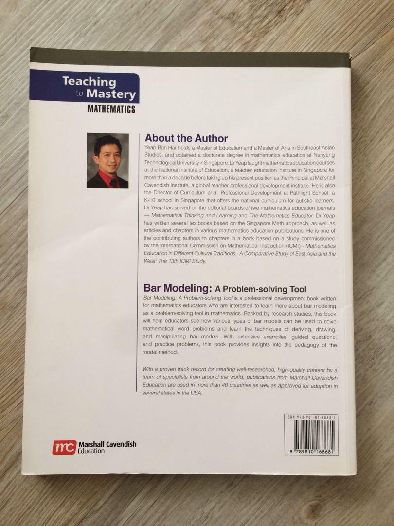 Bar Modeling: A Problem-solving Tool by Yeap Ban Har, PhD, Hobbies ...
