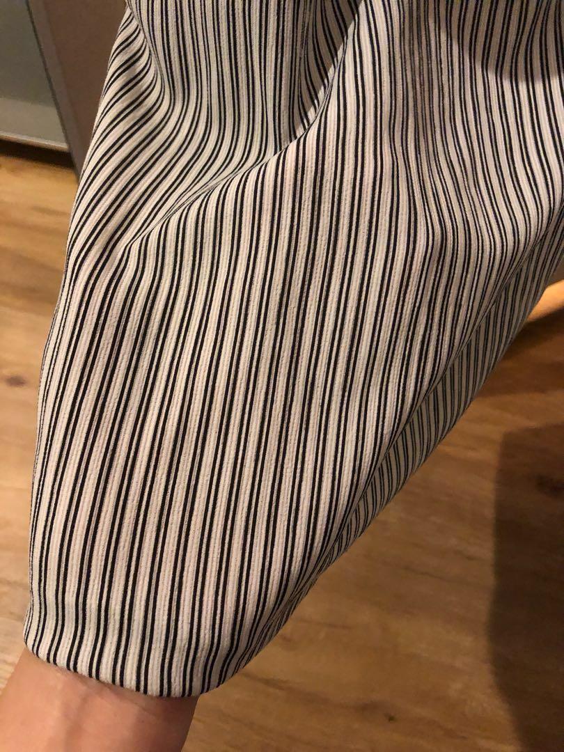 Cross front and back striped top, Women's Fashion, Tops, Sleeveless on ...