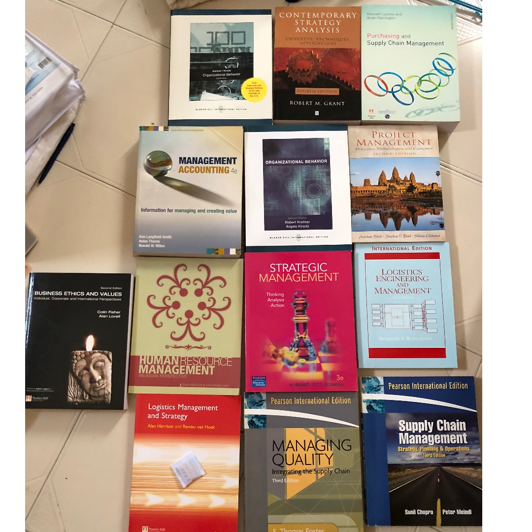 Degree textbook - Supply Chain, Computers & Tech, Office & Business ...