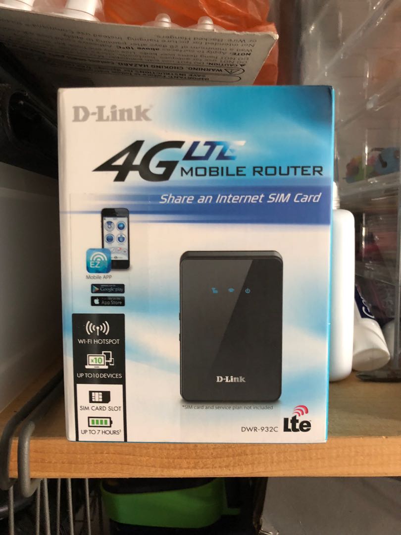 D-Link DWR 932C 4G Lte Router, Computers & Tech, Parts & Accessories, Networking on Carousell