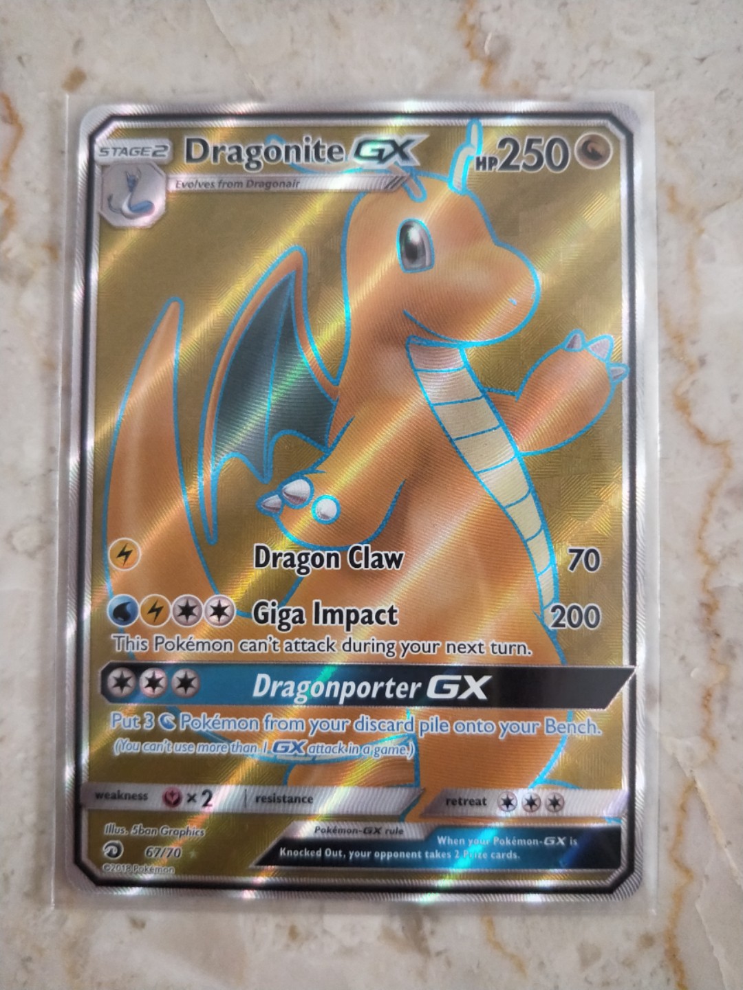 Dragonite GX SR Dragon Majesty, Hobbies & Toys, Toys & Games on Carousell
