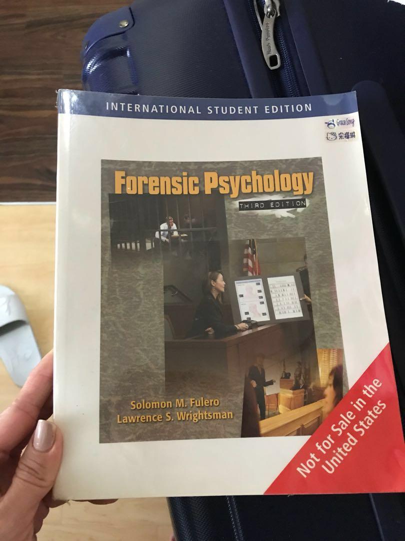 Forensic psychology 3rd edition Fulero, S. M. & Wrightsman, L. S ...