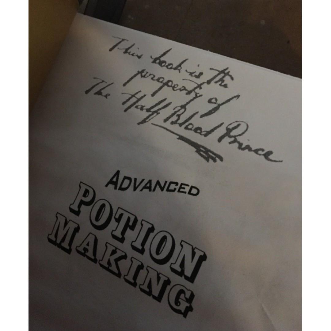 Harry Potter Snape Half Blood Prince Potion Book Handmade Leather ...