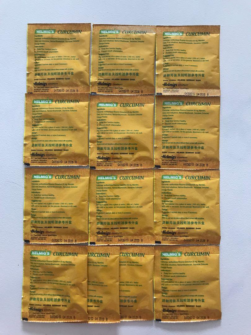Helmig's Sugar-Free Effervescent Curcumin Drink (13 Sachets), Health ...