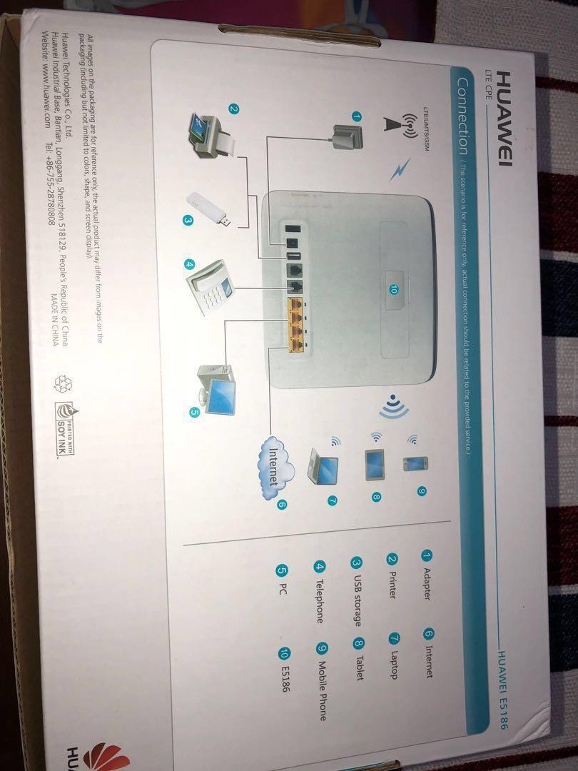 Huawei E5186 LTE Dual Band Home Router, Computers & Tech, Parts ...