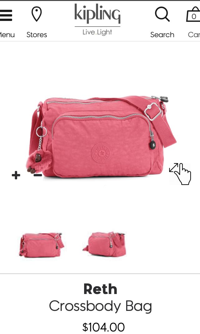 Kipling Reth Crossbody Bag, Women's Fashion, Bags & Wallets, Cross-body ...