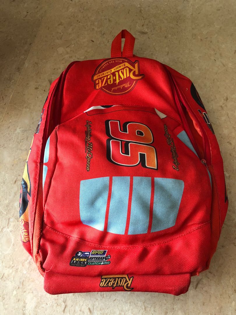 Lightning McQueen Backpack, Babies & Kids, Babies & Kids Fashion on ...