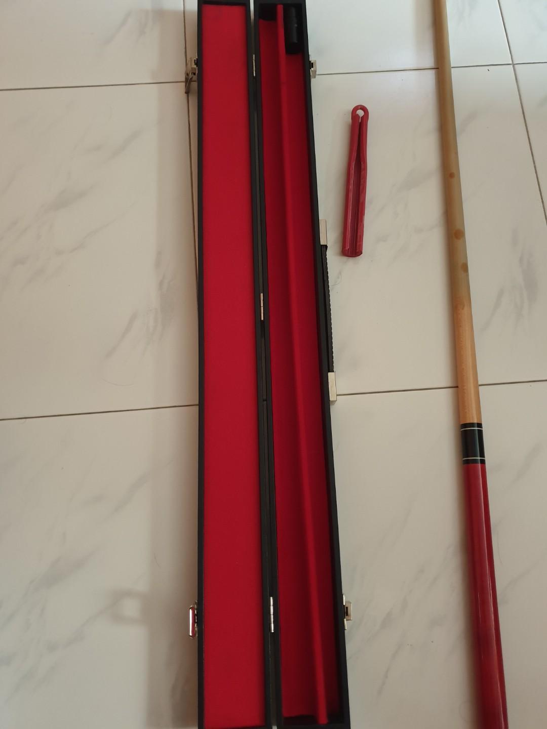 Pool Cue Set (Simple and Unbranded), Sports Equipment, Sports & Games ...