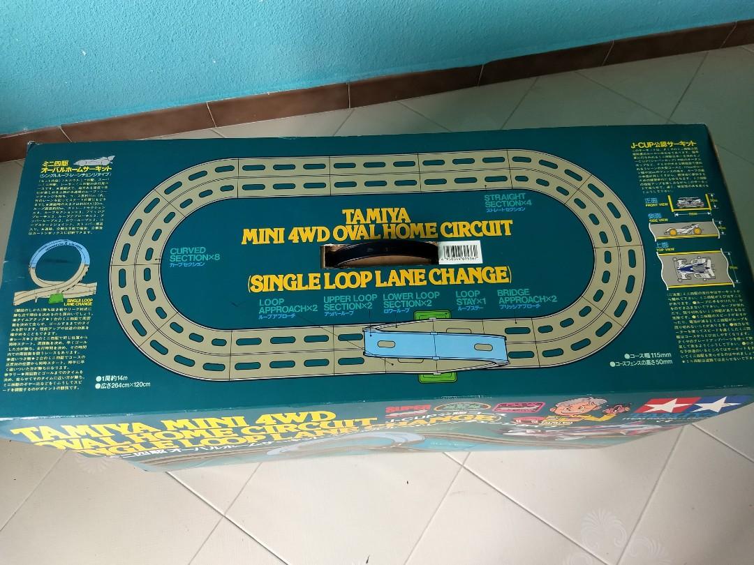Pre-loved Tamiya Mini 4WD Oval Home Circuit (Single Loop Change) - 2 ...